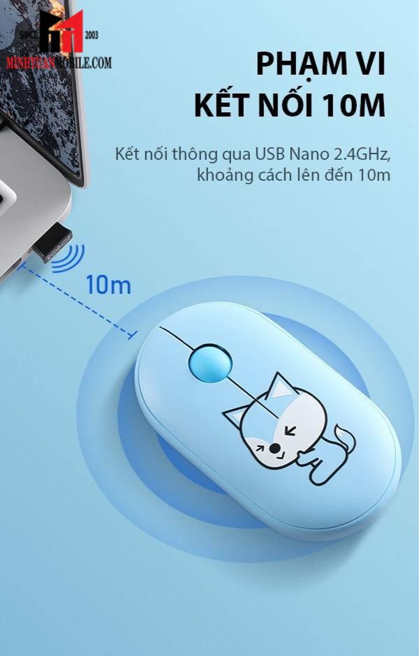 Chuột không dây Robot M230 chính hãng giá rẻ