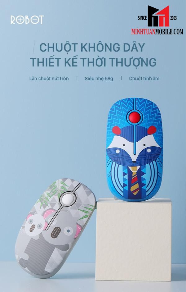 Chuột không dây Robot M330 chính hãng giá rẻ
